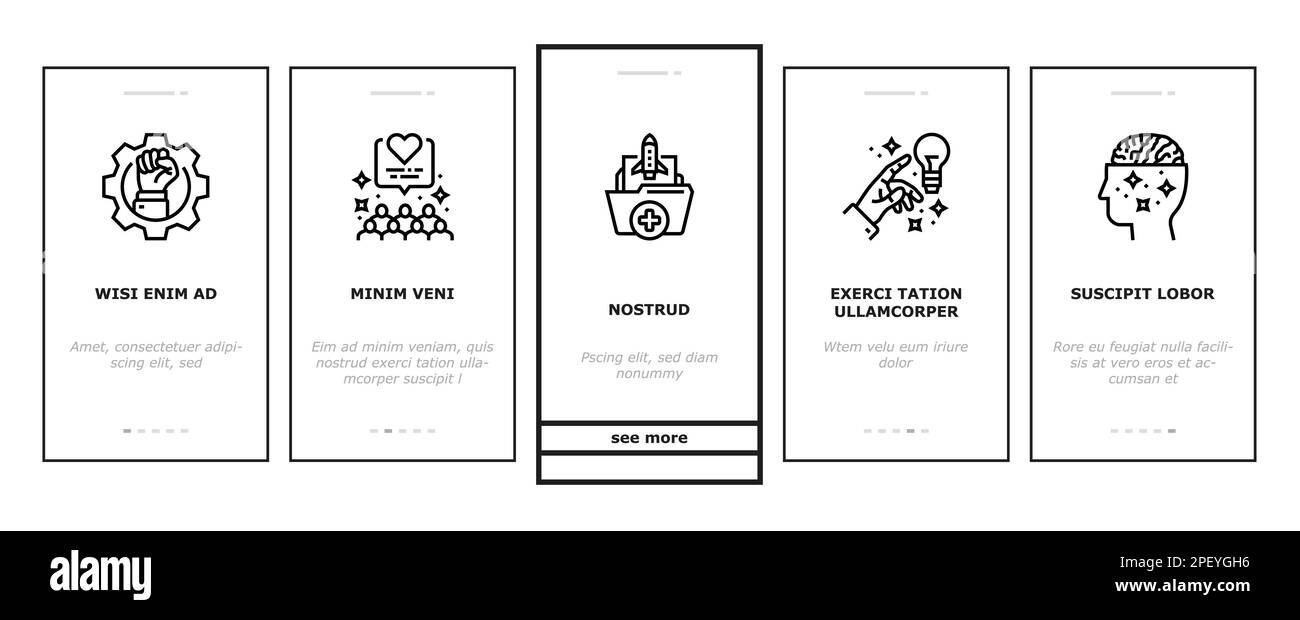 leadership business success team onboarding icons set vector Stock Vector Image & Art - Alamy