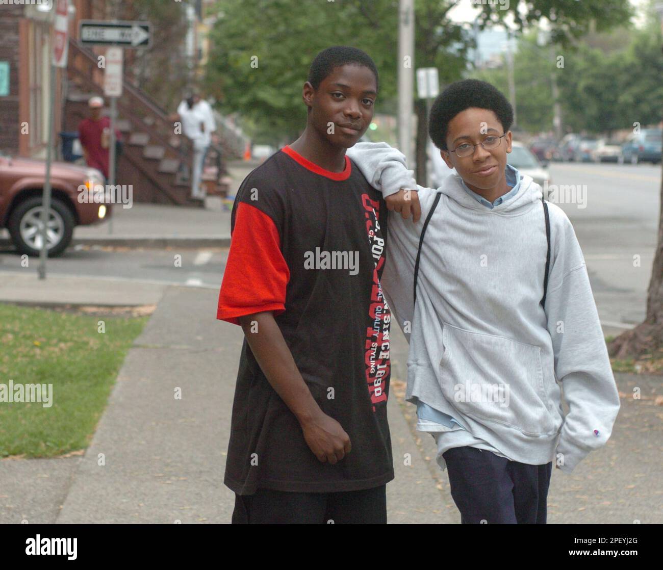 ** ADVANCE FOR WEEKEND OF MAY 22-23** Anthony Lawson, left, and Devon ...