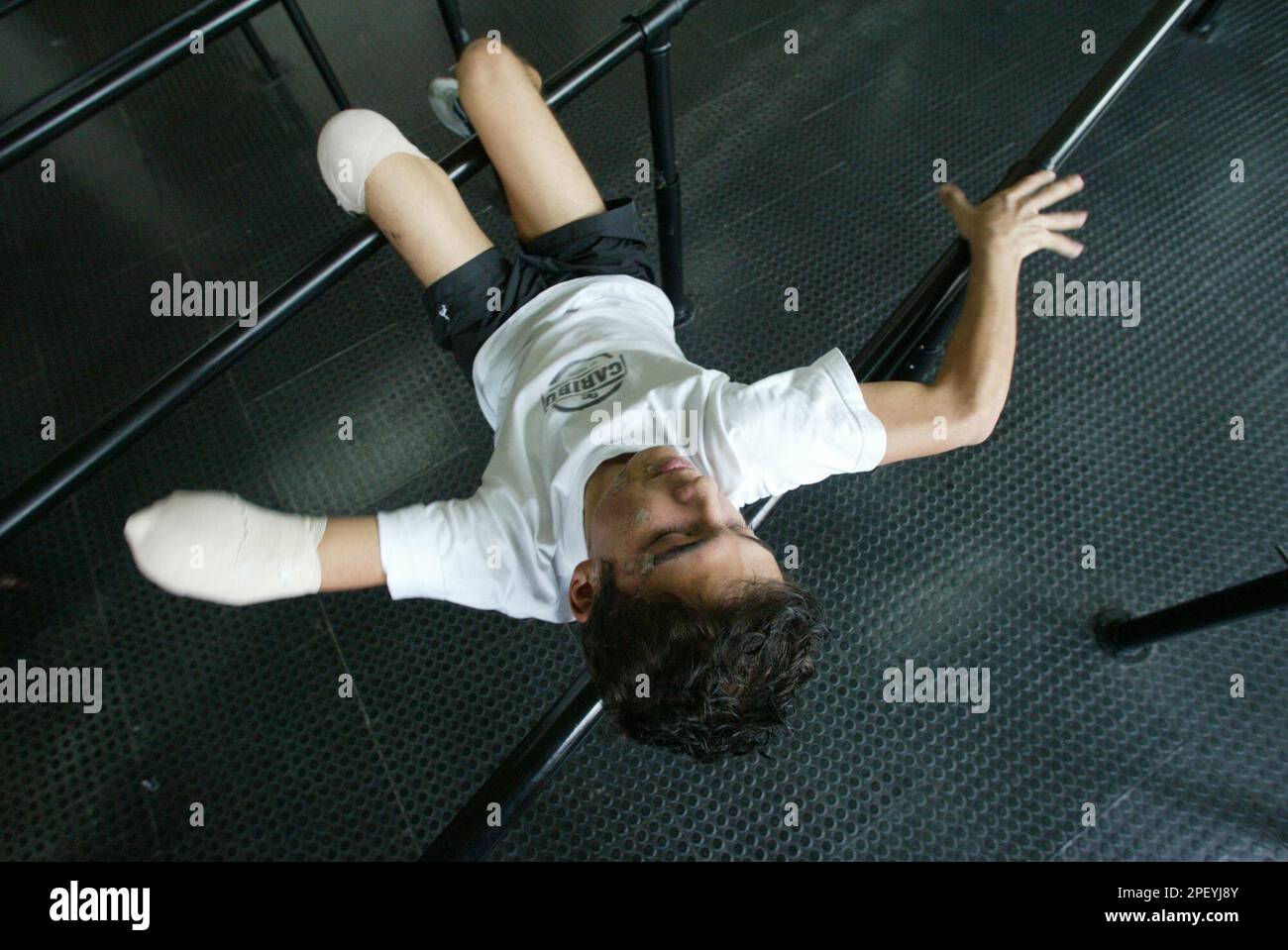 Army Corporal Herbert Hernandez, 21, who lost an arm and a leg in a ...