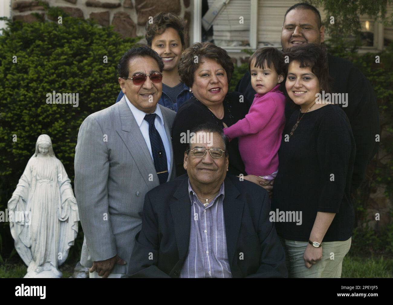 ** ADVANCE FOR WEEKEND MAY 22-23 ** Feliciano Espinoza, who immigrated ...