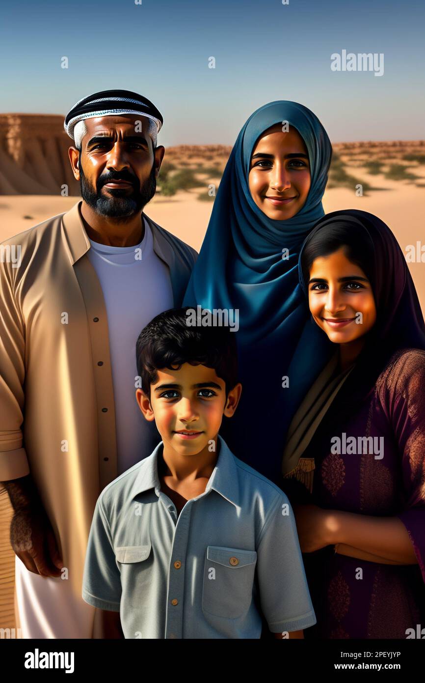 Saudi arabian family hi-res stock photography and images - Alamy