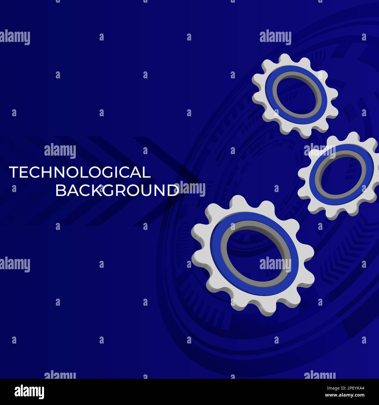 Bright metallic technological background with gears, gear, nut and ... Bright metallic technological background with gears, gear, nut and ...