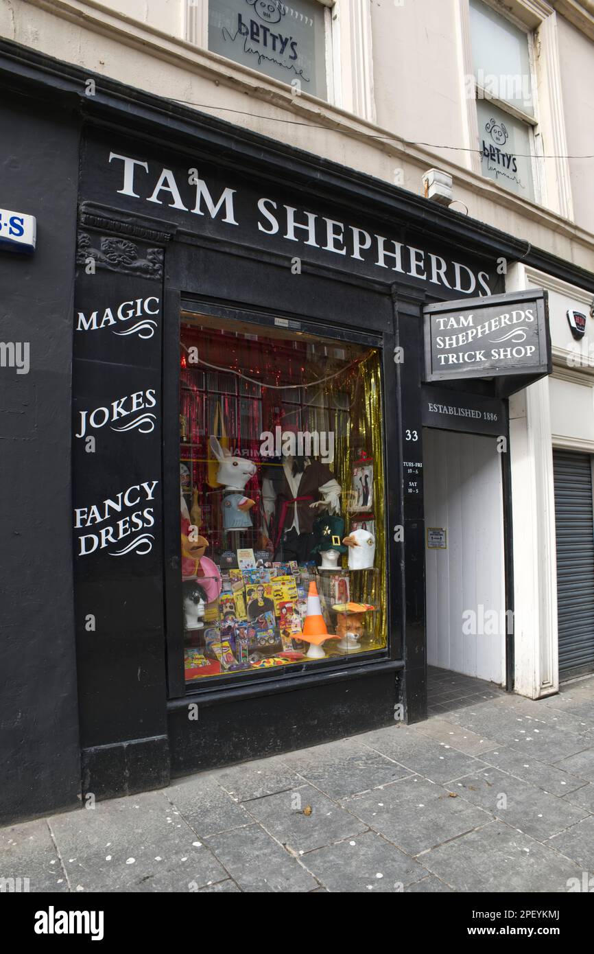 Tam Shepherds trick Shop, the oldest joke and magic shop in the UK. a ...