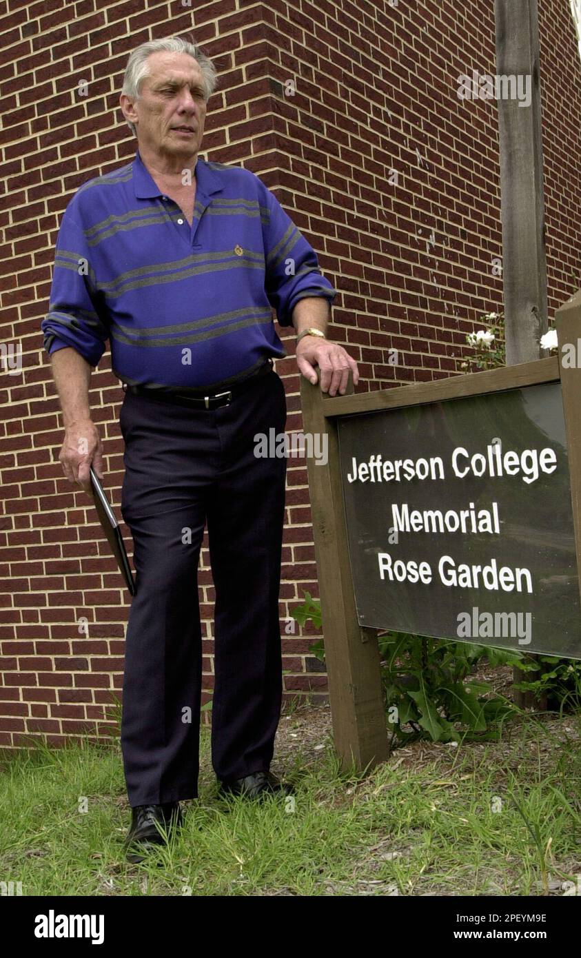 Bob Brophy, of Hillsboro, poses on the Jefferson College campus Sunday ...