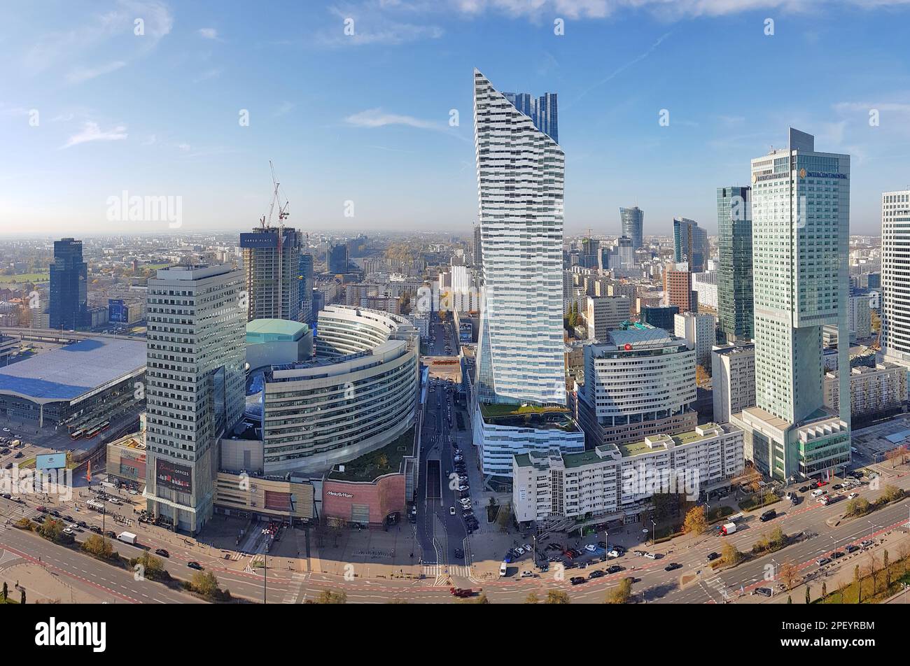 Warsaw observation tower hi-res stock photography and images - Alamy