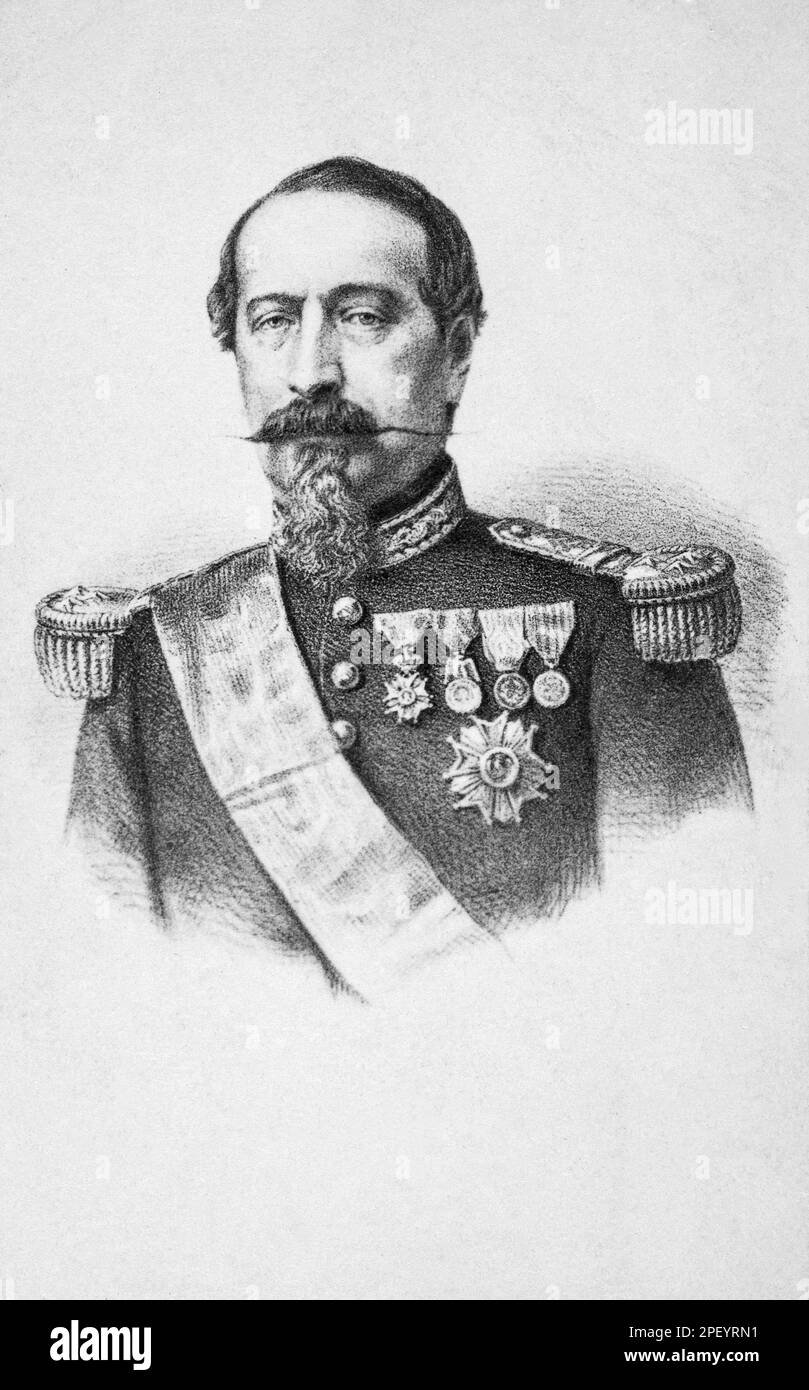 Portrait of Charles Louis Napoléon Bonaparte (1808-1873), Napoléon III ...