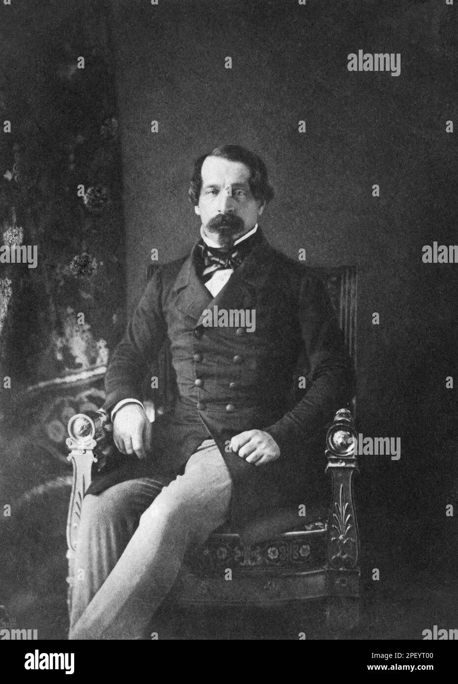 Portrait of Louis Napoleon Bonaparte as Prince-President, future ...