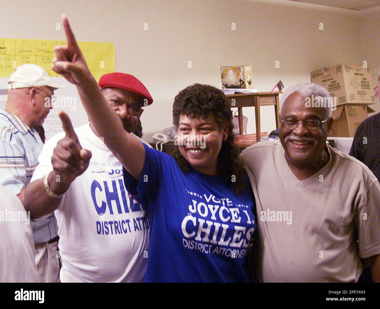 ** FILE ** Fourth Circuit District Attorney-elect Joyce Chiles, center ...