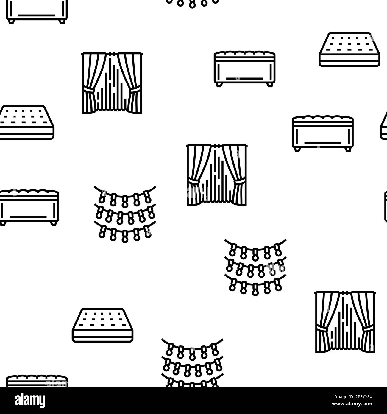 Modern wallpaper bedroom Black and White Stock Photos & Images - Alamy
