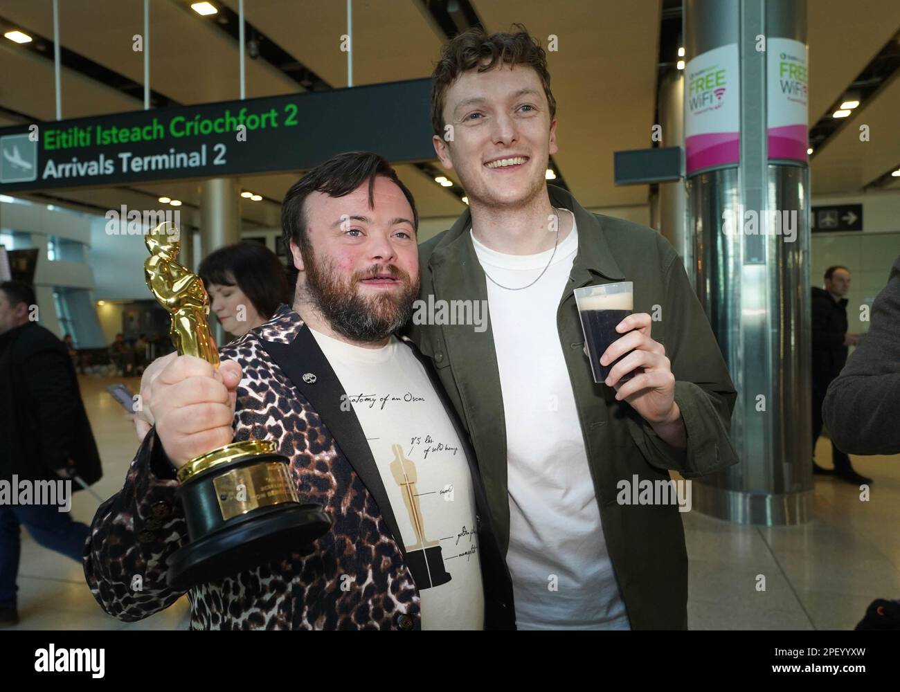 Actor James Martin (left) and co-director Ross White as the Oscar ...