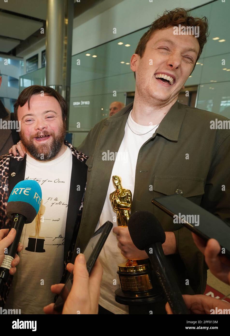 Actor James Martin (left) and co-director Ross White as the Oscar ...