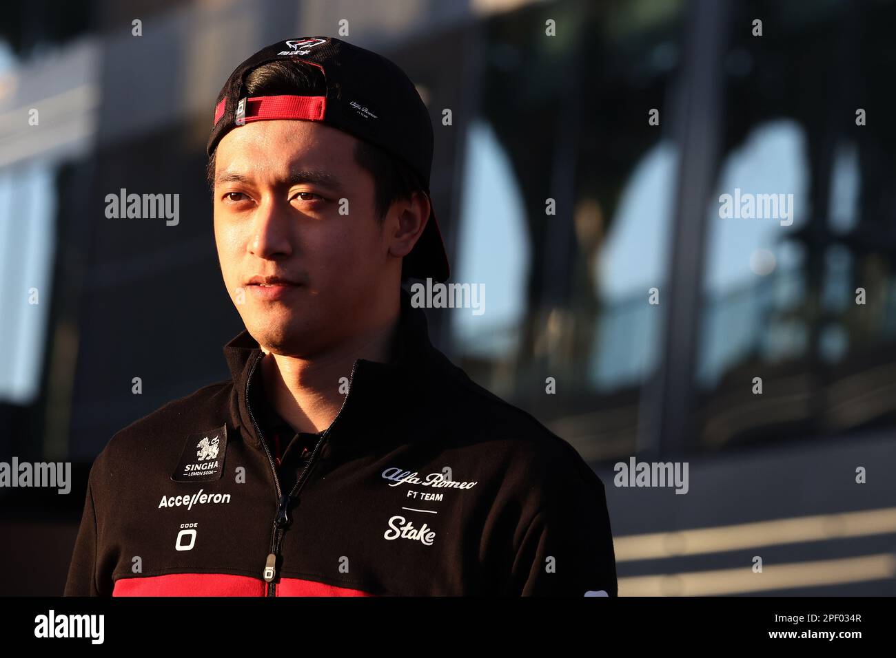 Jeddah, Saudi Arabia. 16th Mar, 2023. Zhou Guanyu (CHN) Alfa Romeo F1 ...