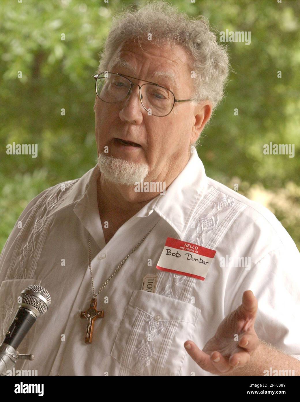 Robert Dunbar Jr. speaks at the Walters family reunion Saturday, May 1 ...