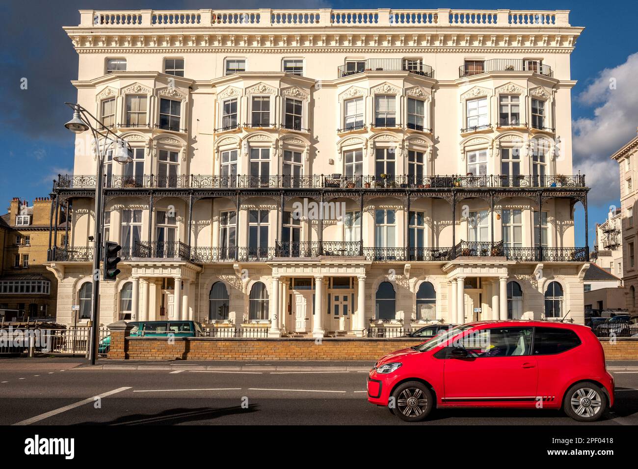 Brighton, March 14th 2023: Adelaide Crescent in Hove Stock Photo - Alamy