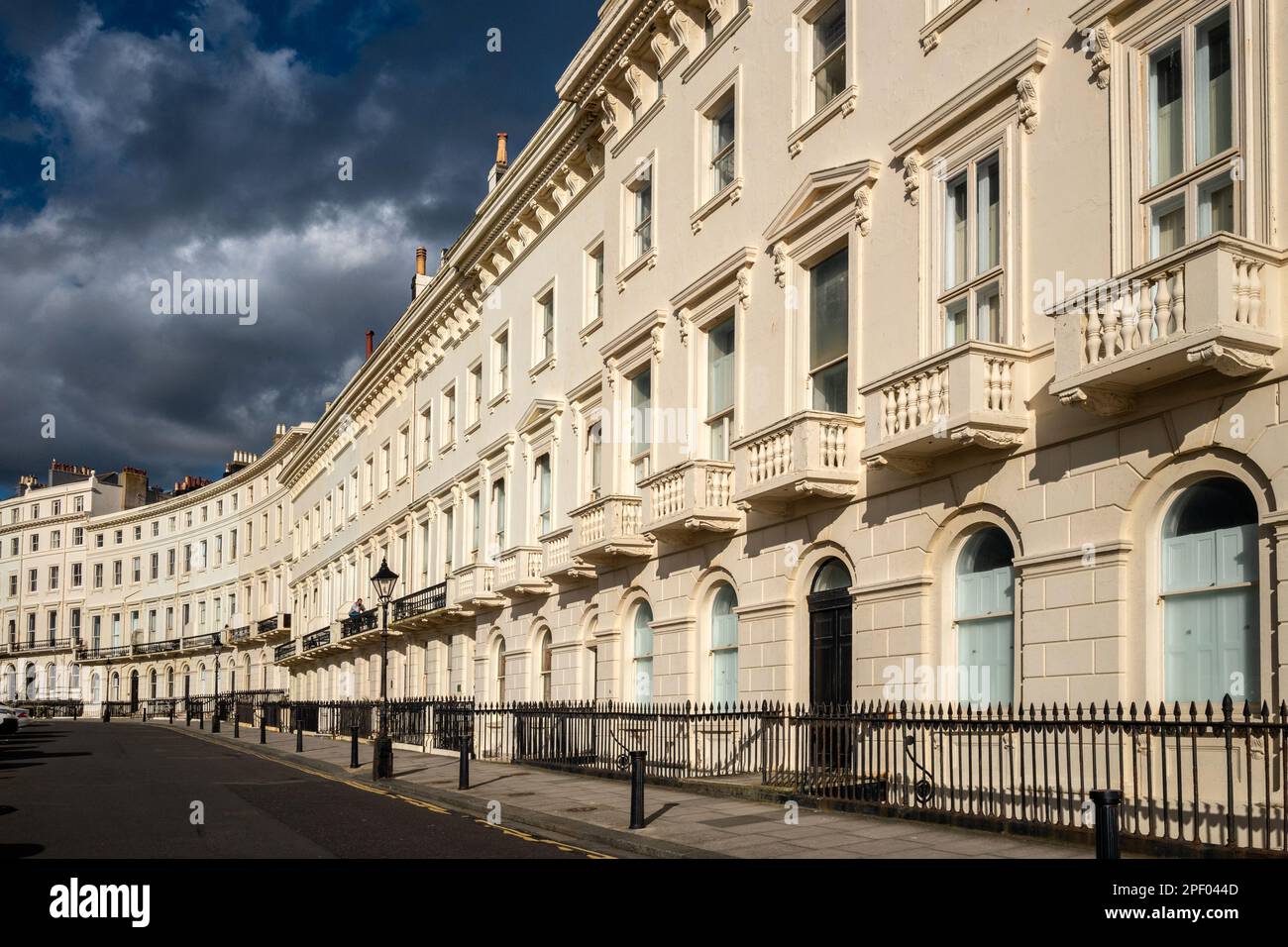Brighton, March 14th 2023: Adelaide Crescent in Hove Stock Photo - Alamy