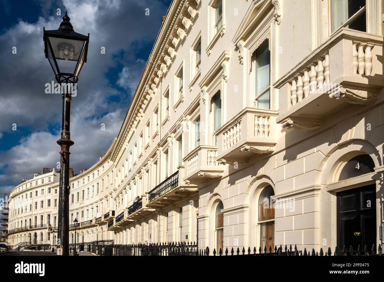 Brighton, March 14th 2023: Adelaide Crescent in Hove Stock Photo - Alamy