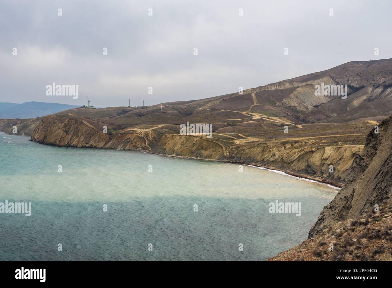 View of Dead Bay and picturesque hills from Cape Chameleon in ...