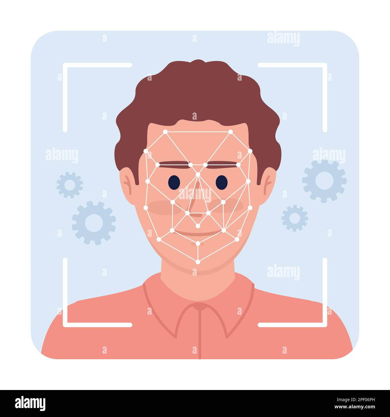 Facial recognition technology camera Cut Out Stock Images & Pictures ...