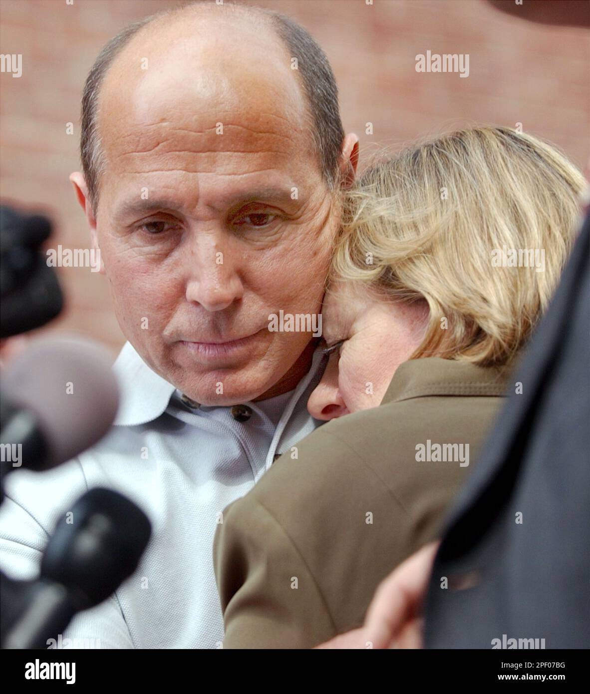 Gerald "Tooky" Amirault, left, is seen during a news conference in ...