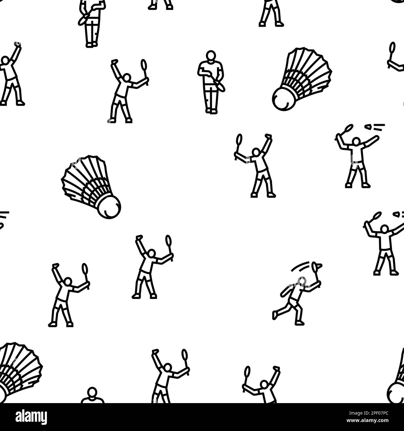 Badminton match smash Black and White Stock Photos & Images - Alamy