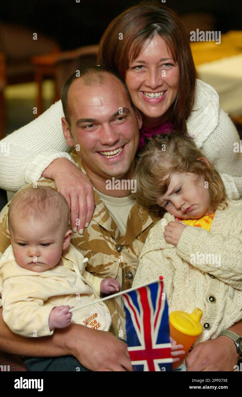 Lance corporal Antony Nason from North Yorkshire is seen with his ...
