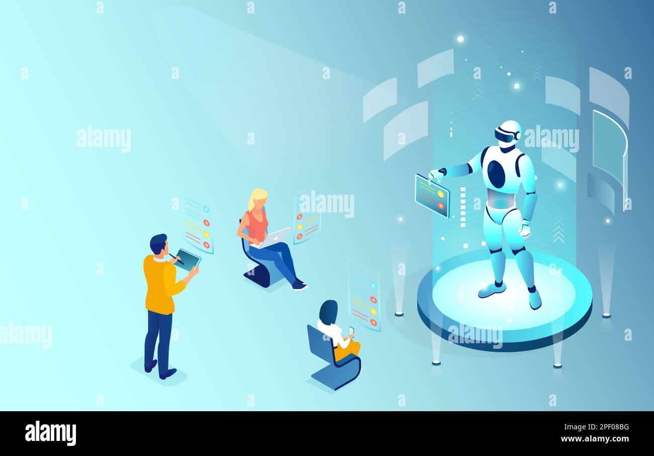 Artificial intelligence network virtual ai bot hi-res stock photography and images - Alamy