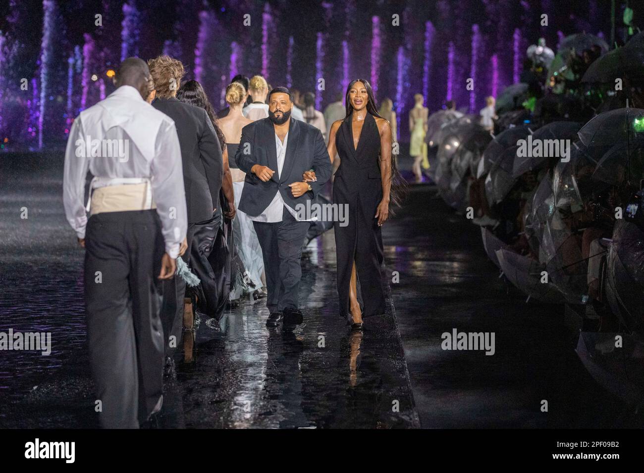 Miami, USA. 15th Mar, 2023. DJ Khaled and Naomi Campbell walks on the ...