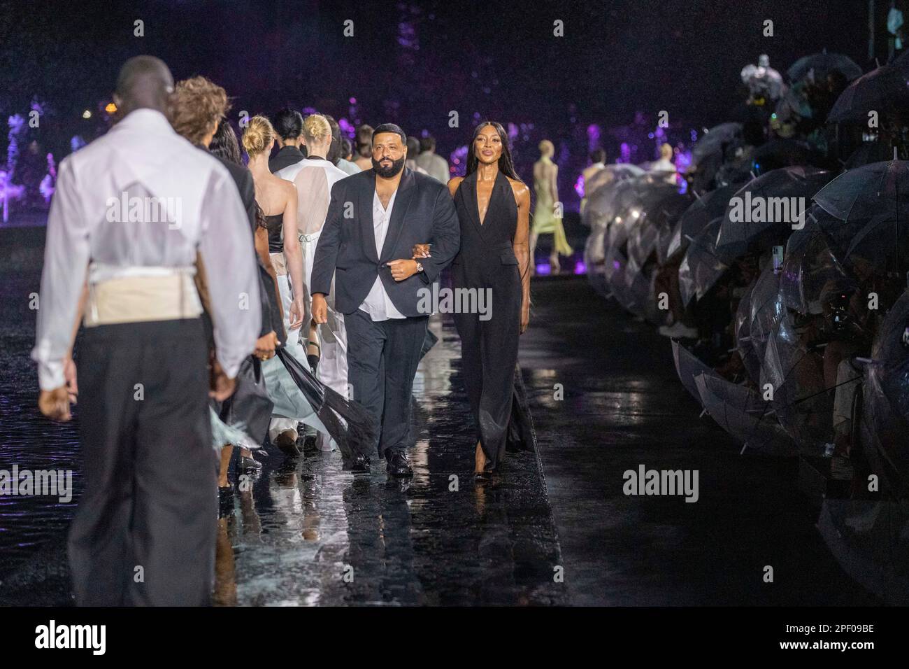 Miami, USA. 15th Mar, 2023. DJ Khaled and Naomi Campbell walks on the ...