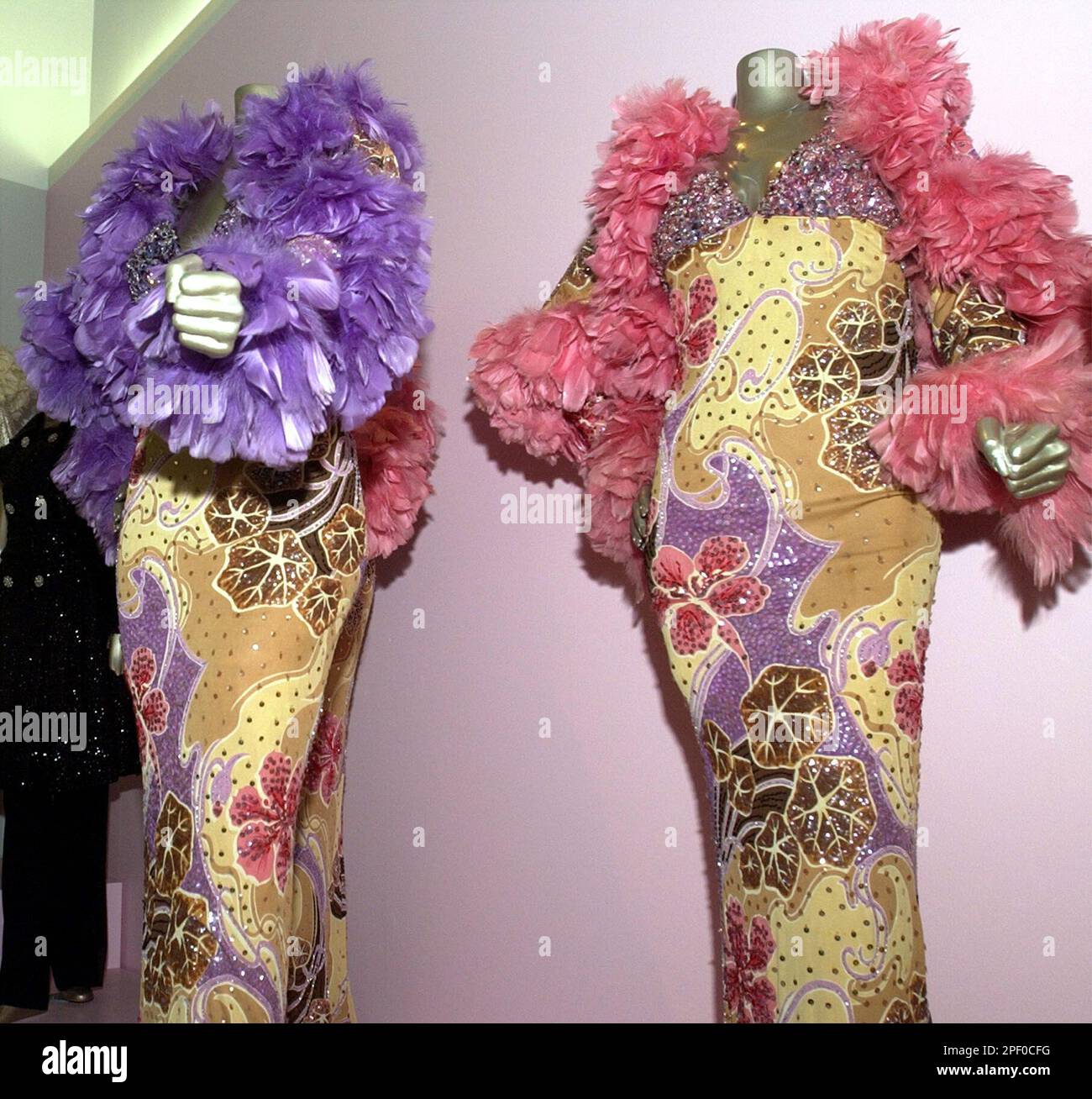 Tropical lilac gowns worn by The Supremes at the Rock and Roll Hall of ...