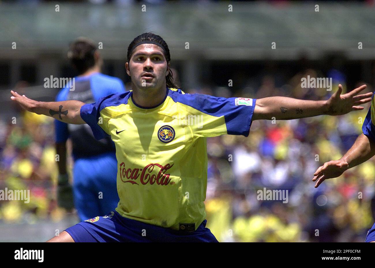 America's Reinaldo Navia from Chile celebrates after scoring his first ...