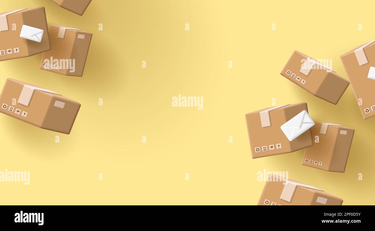 Mail distribution center Stock Vector Images - Alamy