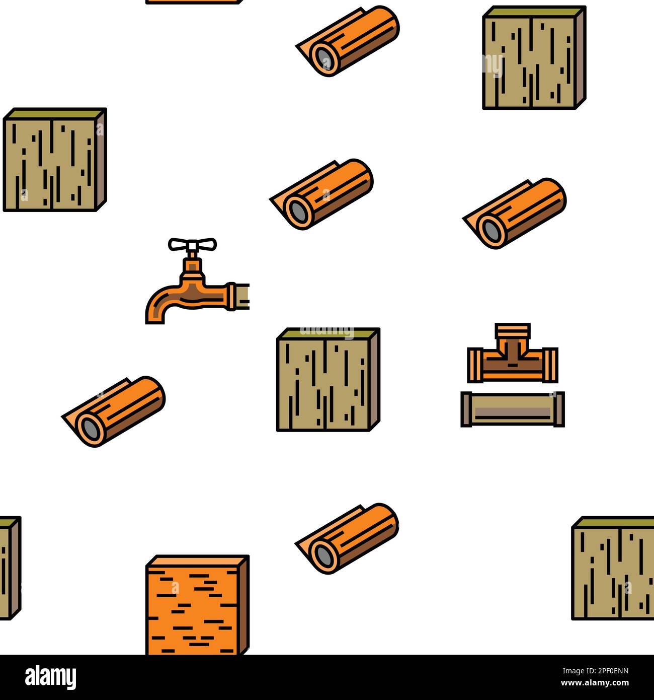 copper metal production steel vector seamless pattern Stock Vector ...