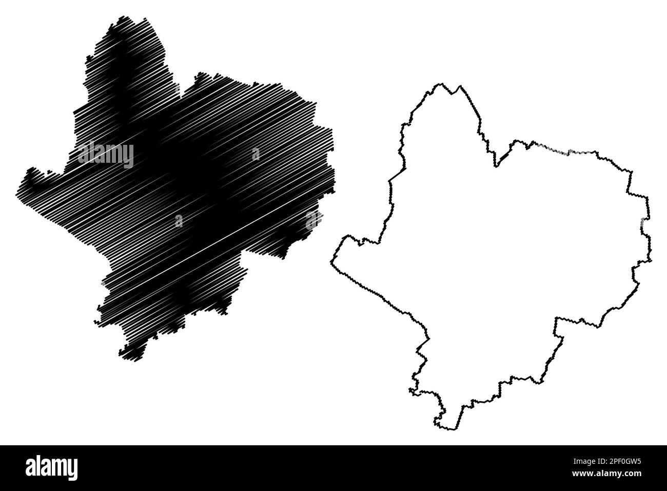 Leicester county map Black and White Stock Photos & Images - Alamy