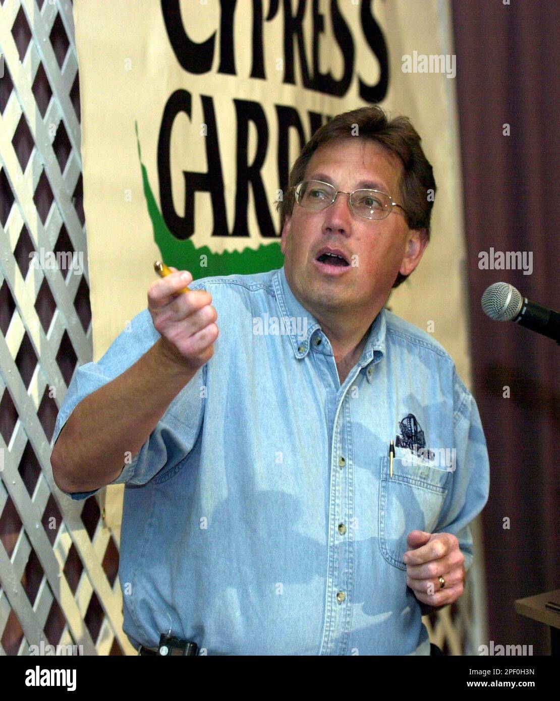 Kent Buescher, CEO of Cypress Gardens Adventure Park, unveils his ...