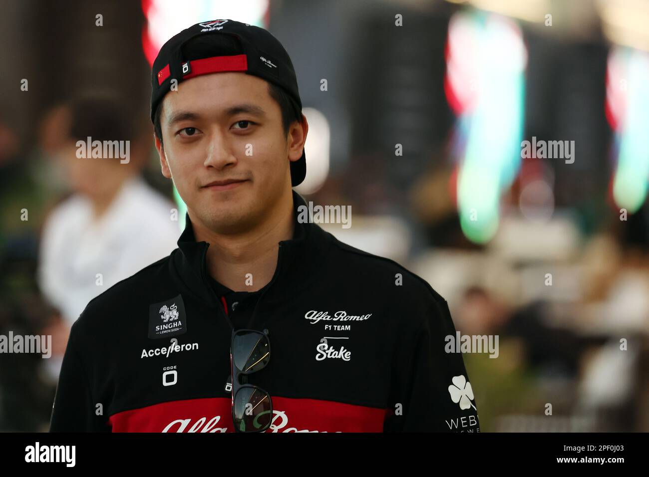 Jeddah, Saudi Arabia. 16th Mar, 2023. Zhou Guanyu (CHN) Alfa Romeo F1 ...