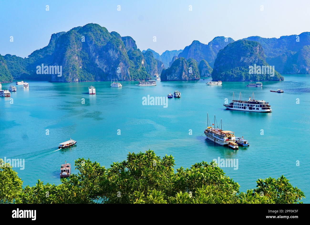 Ha Long Bay, a UNESCO World Heritage site in Vietnam Stock Photo - Alamy