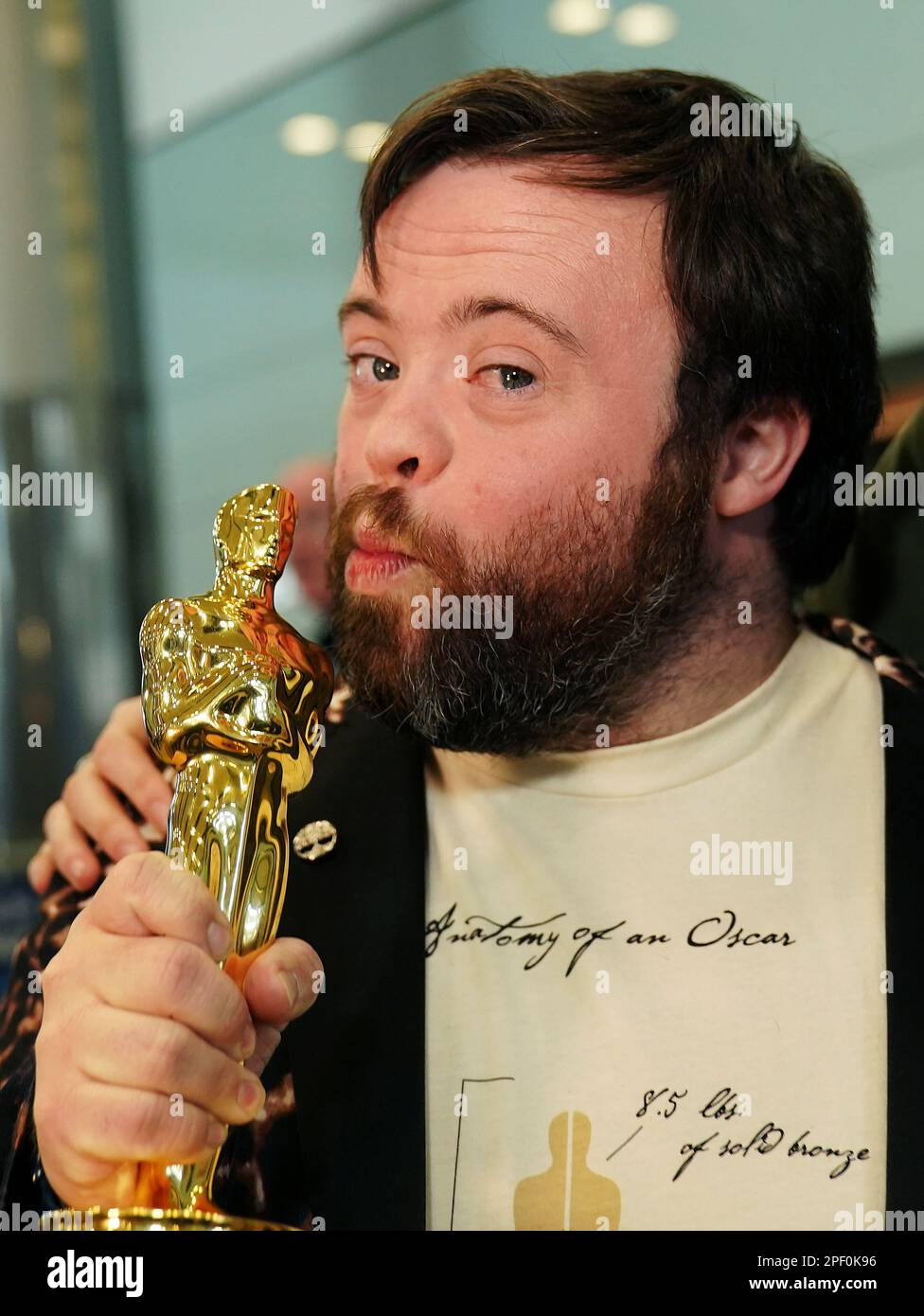 Actor James Martin celebrates as some of the Oscar-wining team behind ...