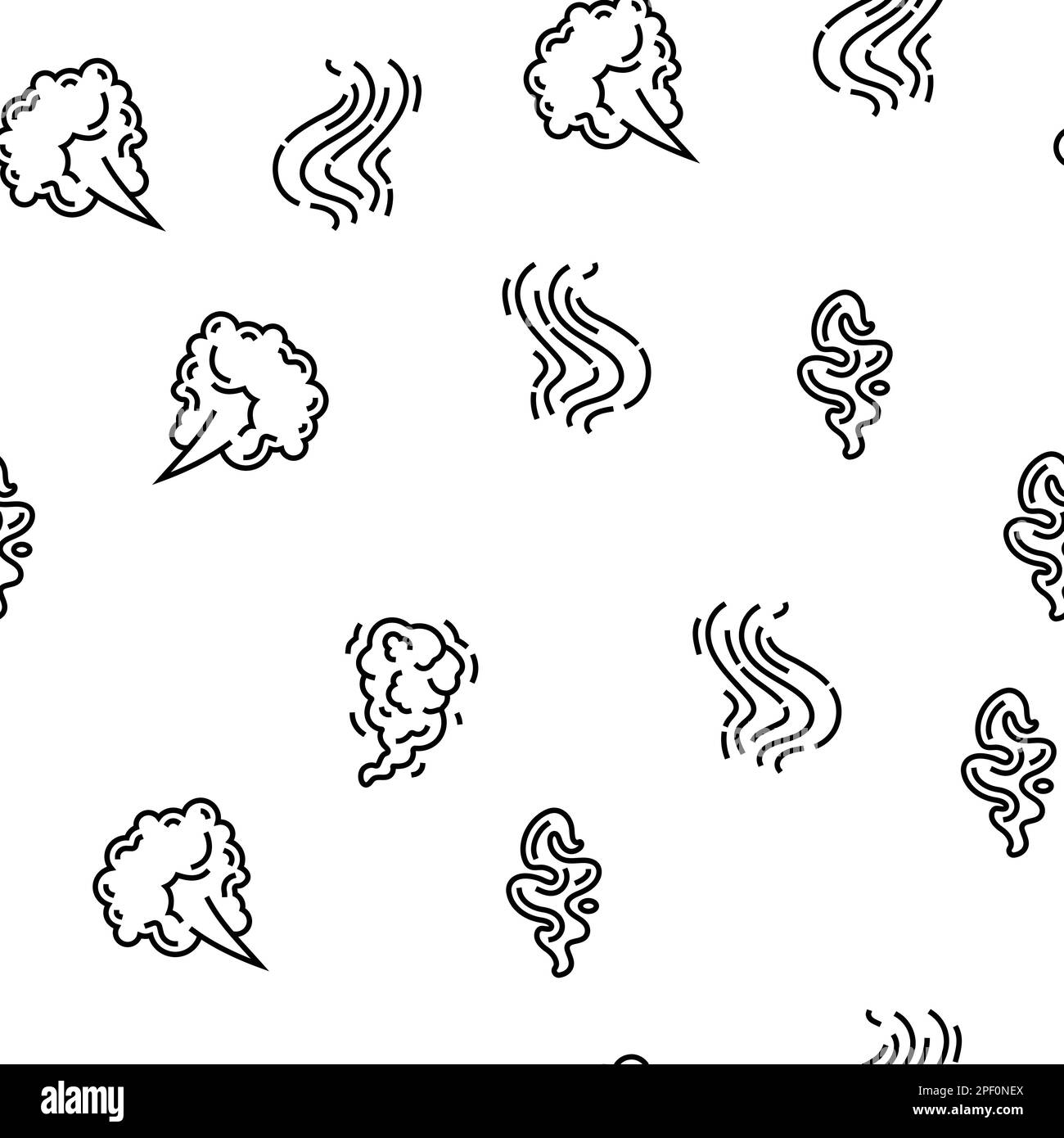 smell smoke gas nose aroma vector seamless pattern Stock Vector Image ...