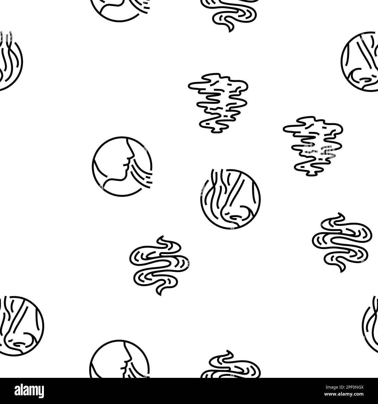 smell smoke gas nose aroma vector seamless pattern Stock Vector Image ...