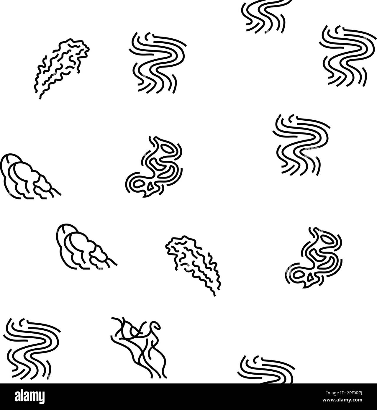 smell smoke gas nose aroma vector seamless pattern Stock Vector Image ...