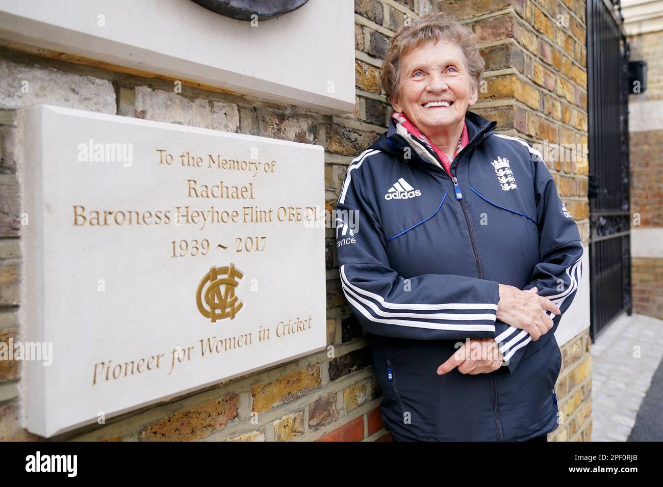 Former England cricketer, Enid Bakewell, at the Rachael Heyhoe Flint ...