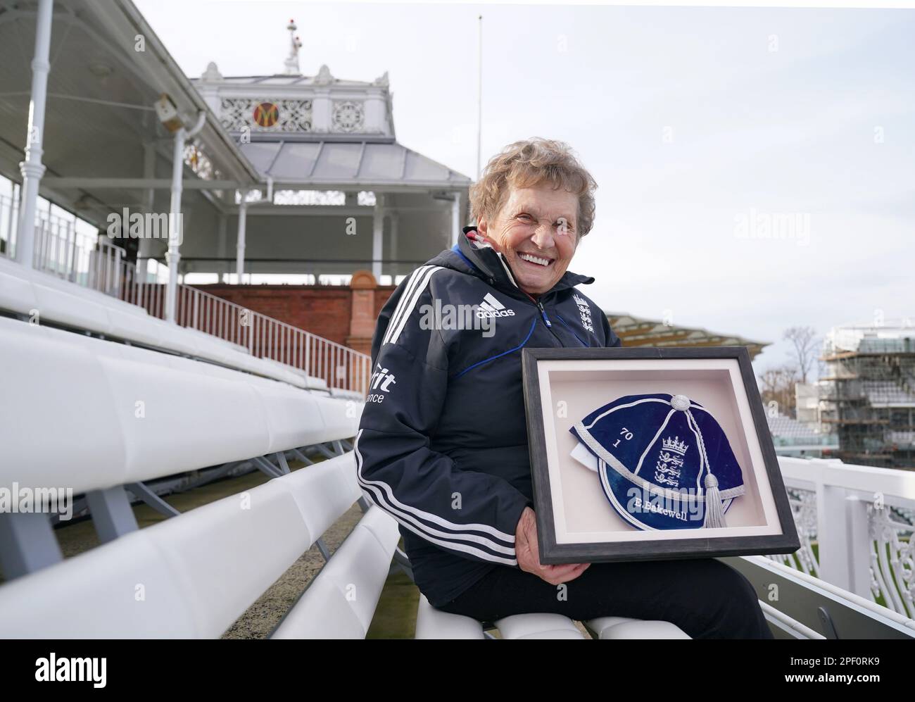 Former England cricketer, Enid Bakewell, pictured at Lord’s Cricket ...