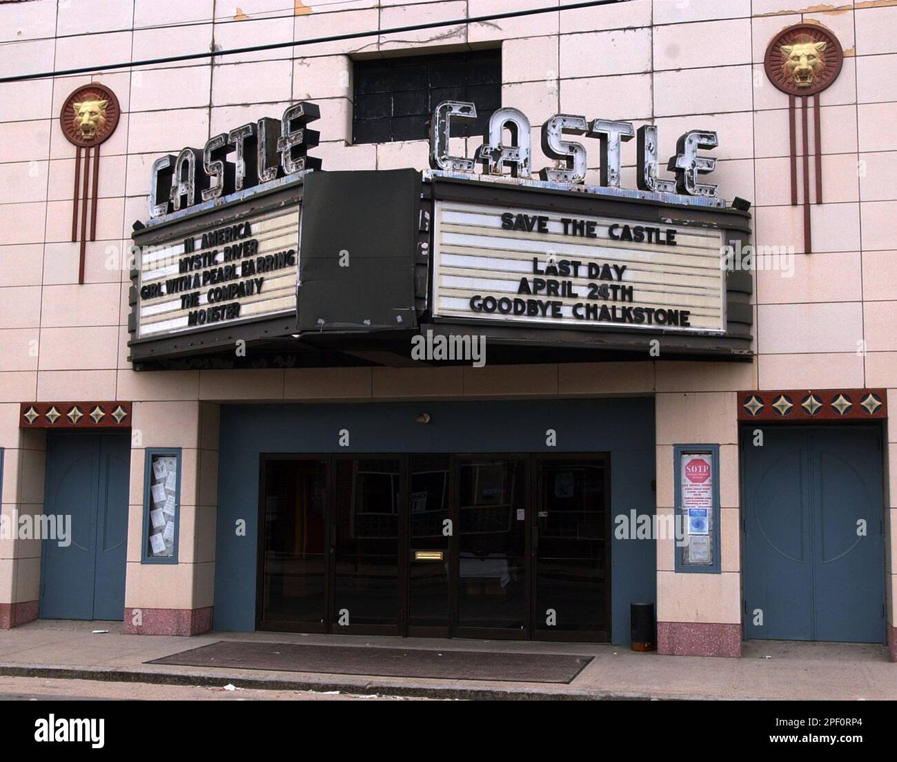 The Castle Cinema is seen Monday, April 12, 2004, in Providence, R.I ...