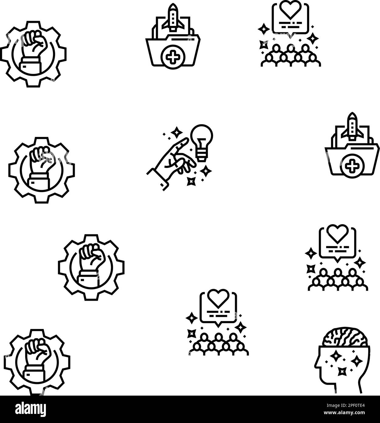 leadership business success team vector seamless pattern Stock Vector ...