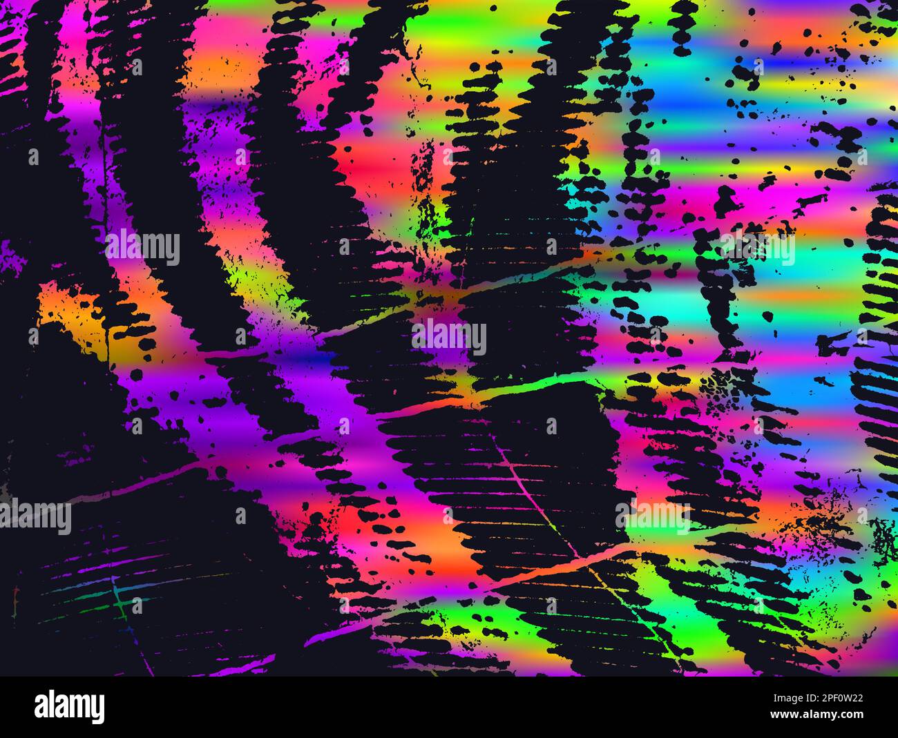 Grunge color neon background. Abstract street art print Stock Vector ...