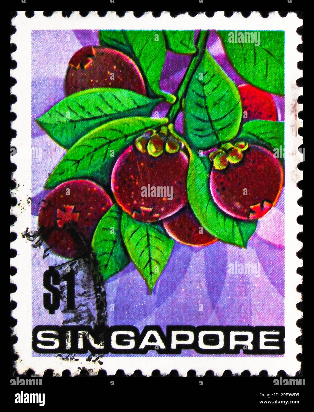 MOSCOW, RUSSIA - FEBRUARY 17, 2023: Postage stamp printed in Singapore ...