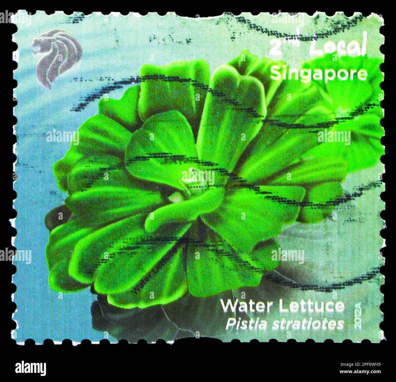 MOSCOW, RUSSIA - FEBRUARY 17, 2023: Postage stamp printed in Singapore ...