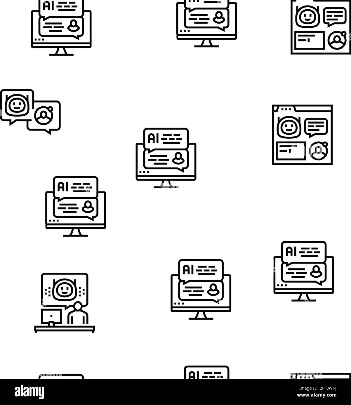 Customer service chatbot Black and White Stock Photos & Images - Alamy