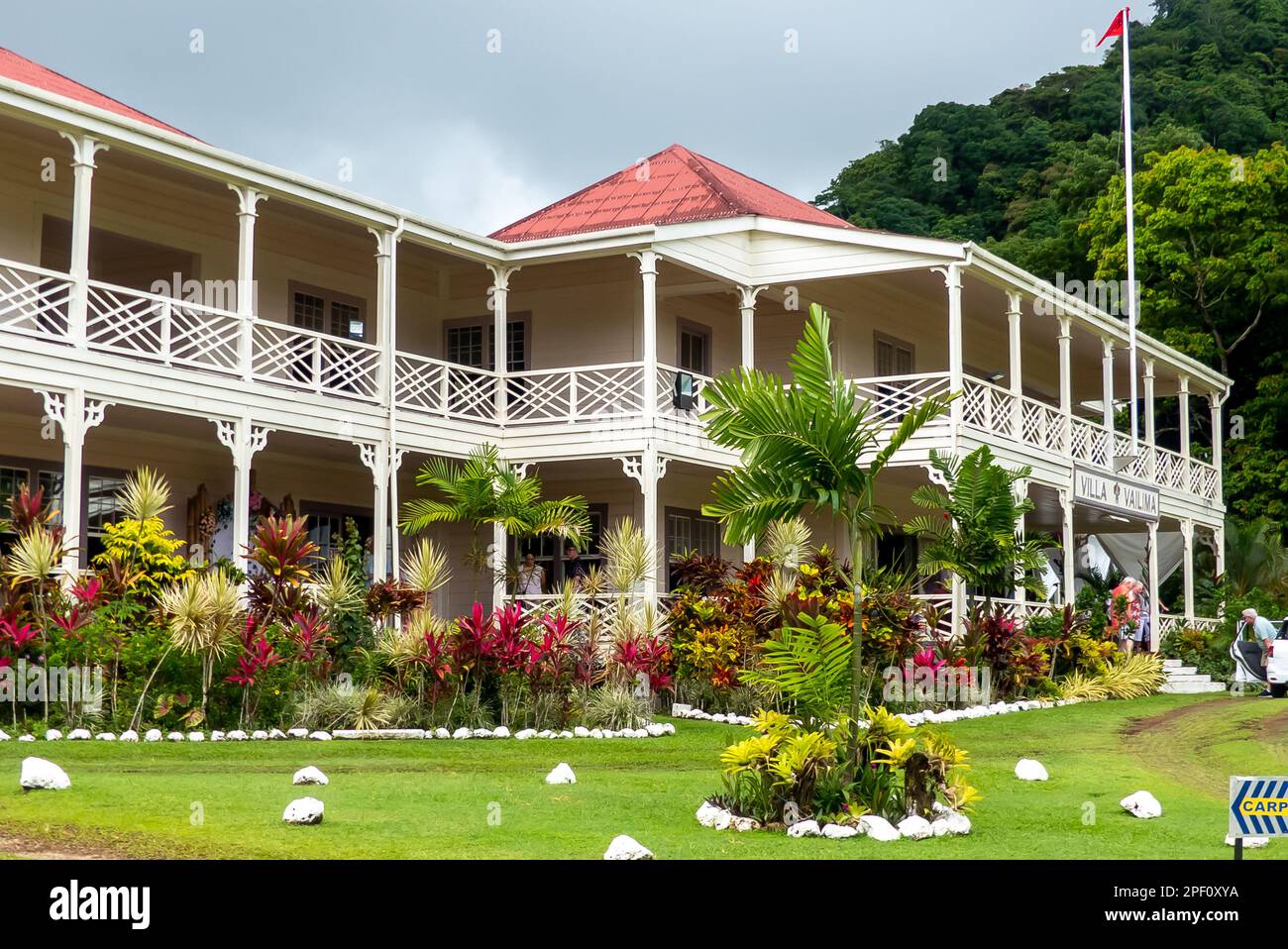 The Robert Louis Stevenson Museum near Apia, Samoa Stock Photo - Alamy