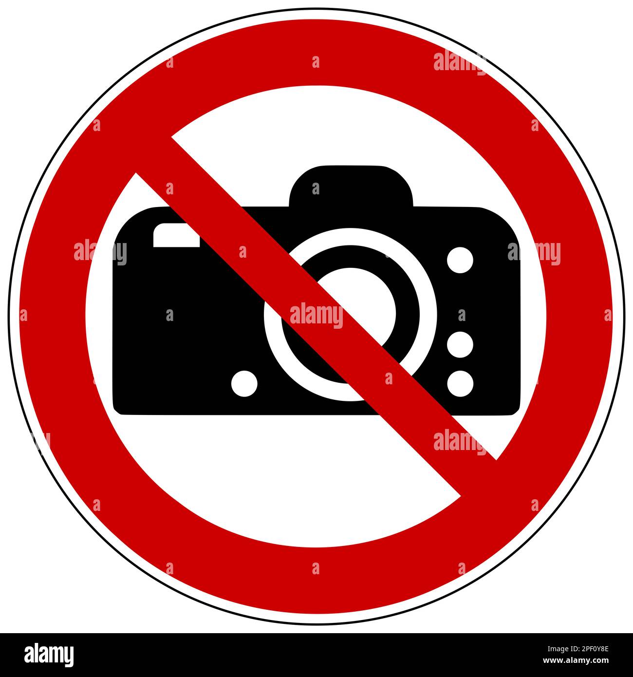 ISO 7010 no photography sign Stock Photo - Alamy